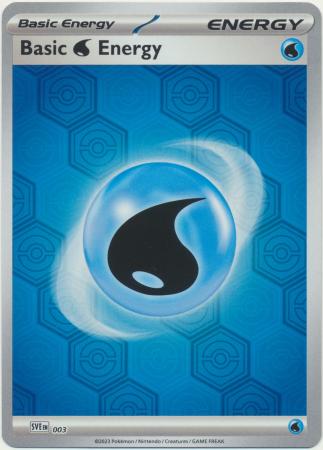 Basic Water Energy - SVE 003 - Reverse Holo - Snowball Coleccionables