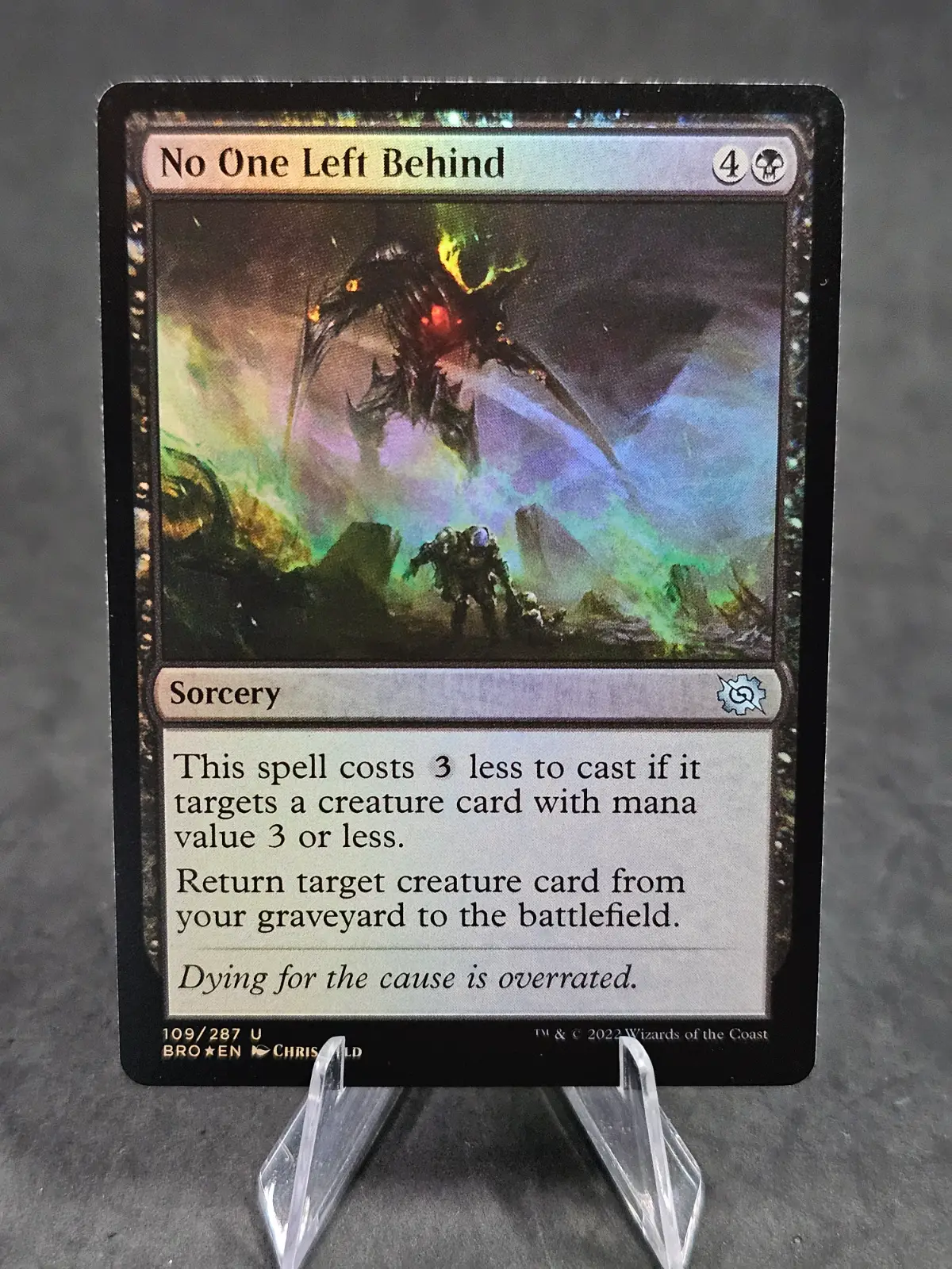 No One Left Behind(Foil 109/287) - Snowball Coleccionables